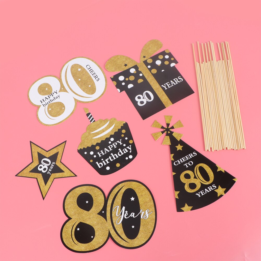 24pcs Birthday Party Photo Props Hand Hold Photo P... – Grandado