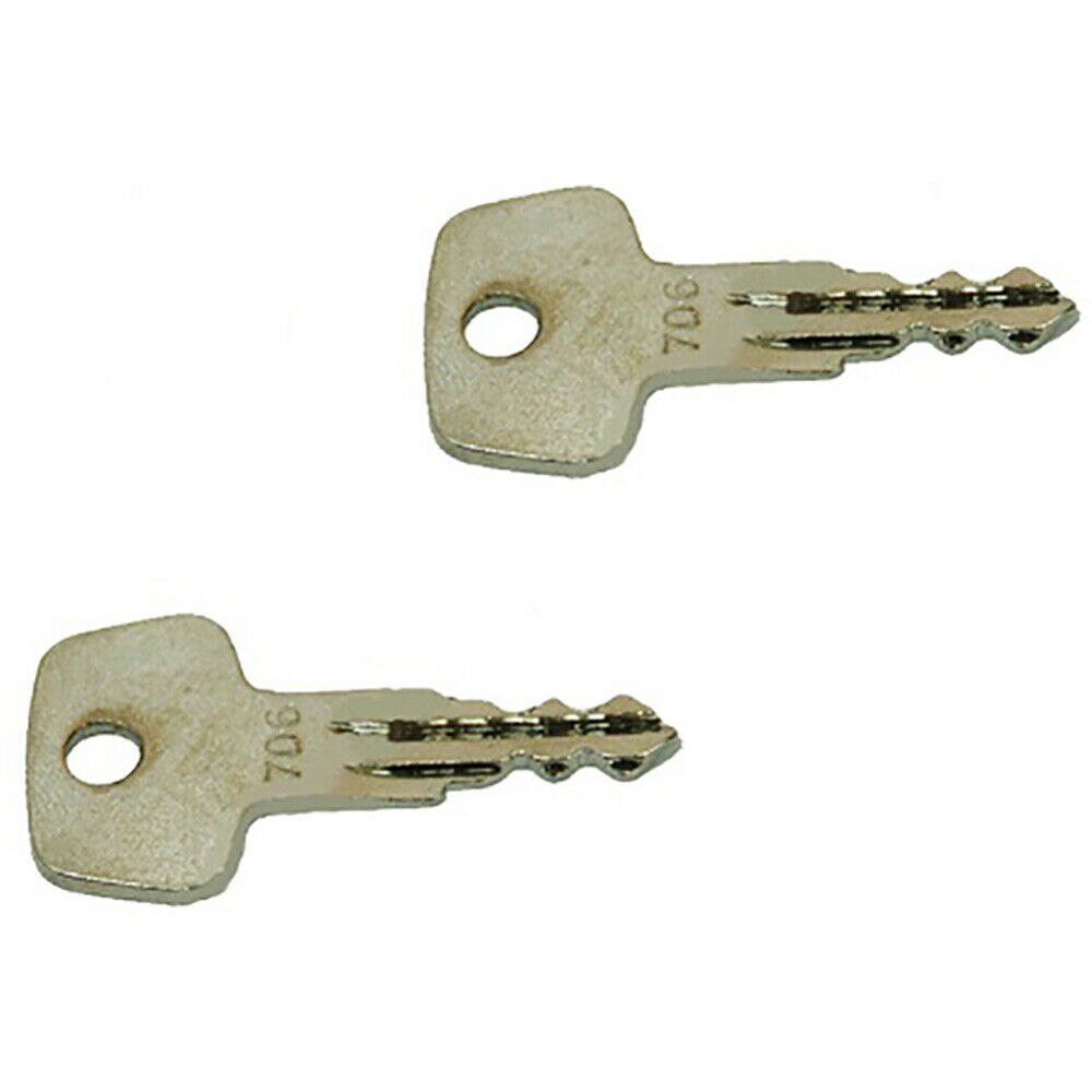 2pc Fuel Cap Lock Key 706 For Liebherr Bomag Heavy... – Vicedeal