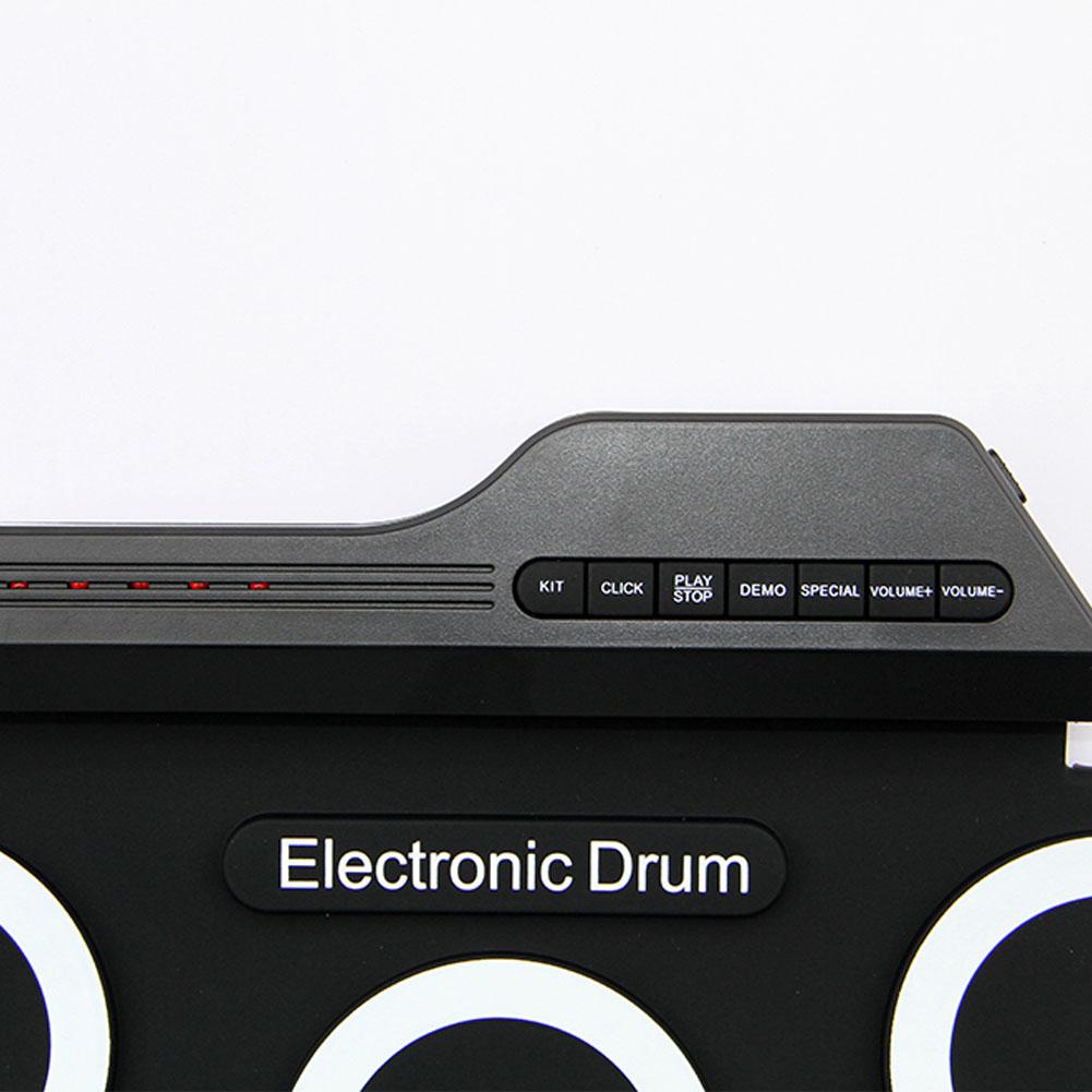 Portable Electronic Drum Digital USB 7 Pads Roll u... – Grandado