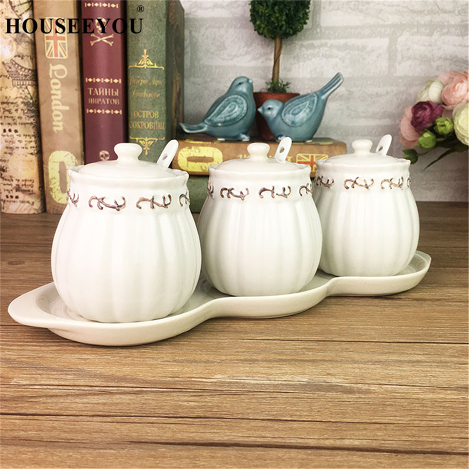 HOUSEEYOU European Sugar Pot Candy Bowl Seasoning ... – Grandado