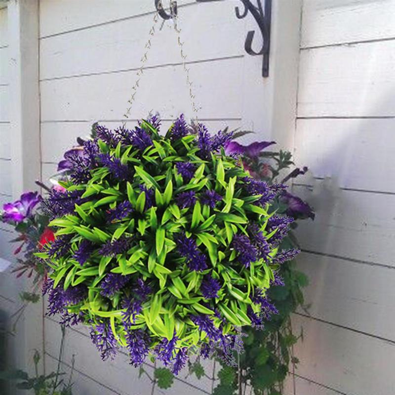 30cm Artificial Purple Lavender Hanging Flower Han... – Grandado