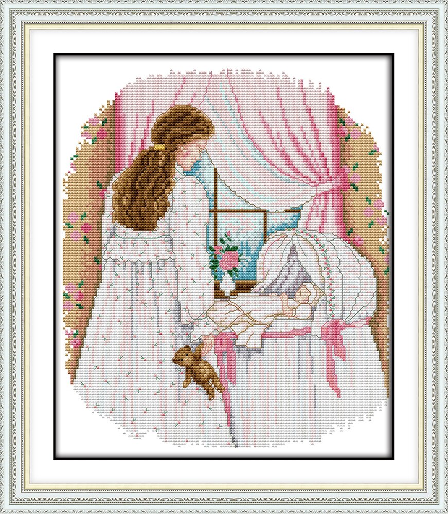 Mother's love 2 count printed canvas stitches ... – Grandado