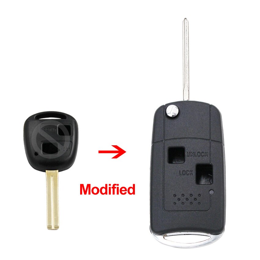 Folding Flip 2/3 Button Remote Key Case Shell Smar... – Grandado
