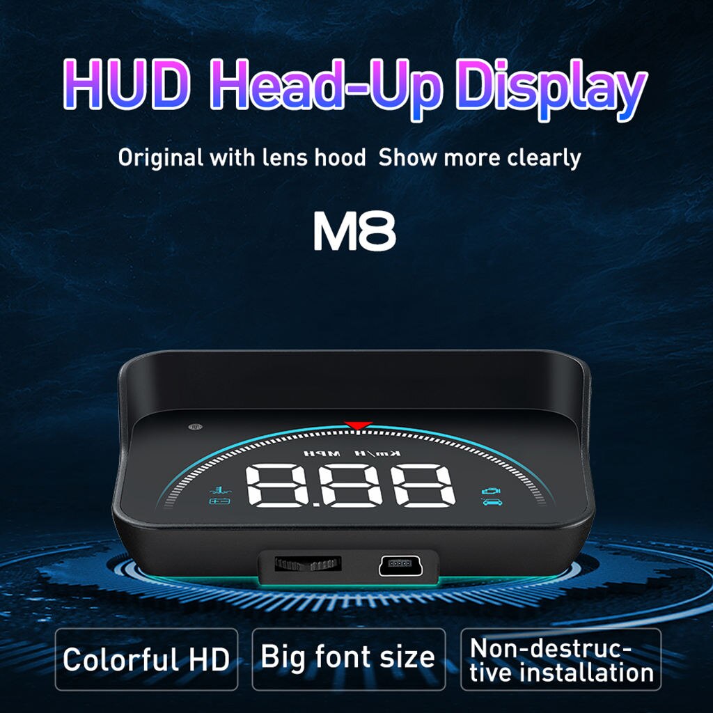 Auto-Styling Hud Head Up Display Auto Projector Km... – Grandado