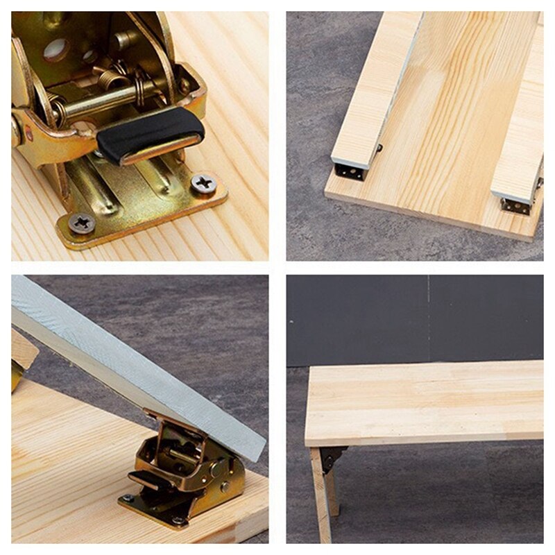 Iron Folding Hinge Table Leg Bracket Foldable Tabl... – Grandado