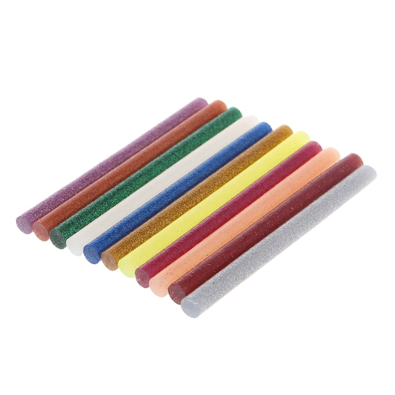 11pcs Melt Glue Stick Mix Color Glitter Viscosity ... – Vicedeal