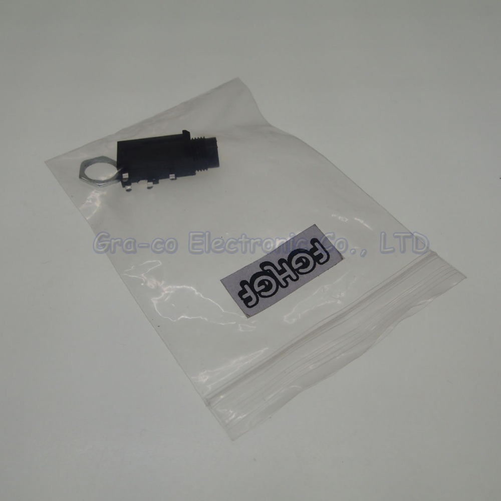10 stks 6.35mm Vrouwelijke socket PCB Panel Mount ... – Vicedeal