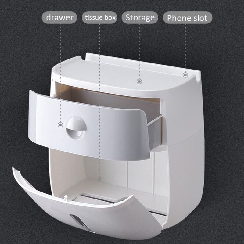 Wandmontage Badkamer Wc Waterdichte Tissue Box Met... – Vicedeal