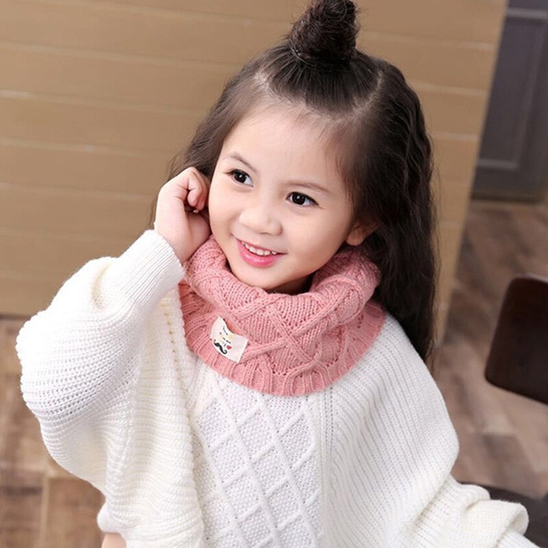 Autumn Winter Cute Kids Scarf Girls Boys Knitted W... – Grandado