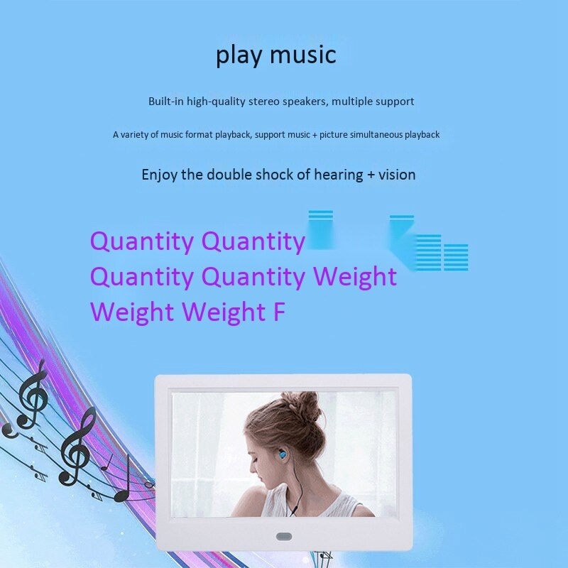 Marco de fotos Digital inteligente de 7 pulgadas r... – Grandado