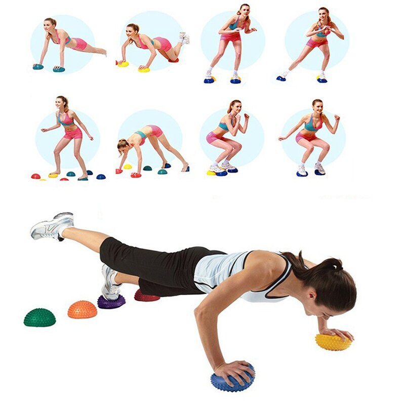 Yoga Half Ball Physical Fitness Appliance Exercise... – Grandado