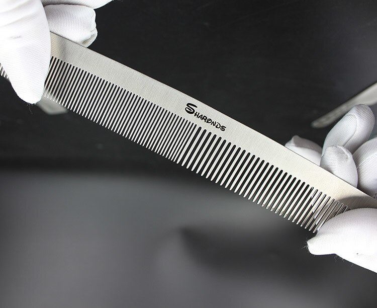 Metal titanium steel comb hair salon set comb stro... – Vicedeal