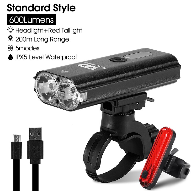 WEST BIKING Bicycle Light IPX-5 Waterproof 800 Lum... – Vicedeal