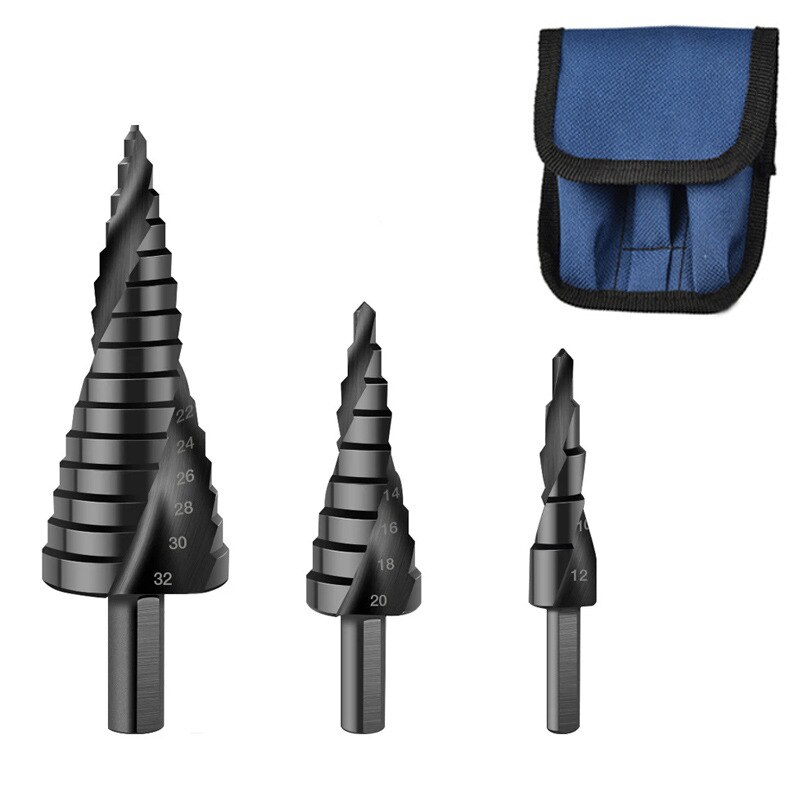 Metal Drills 4-12/20/32mm HSS Cobalt Step Cone Dri... – Grandado