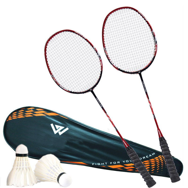 Badminton Rackets Carbon Light Weight Sports raque... – Grandado