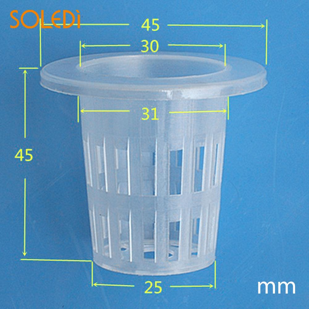 Nursery Cups Nursery Pots Mini Plastic 10pcs Soill... – Grandado