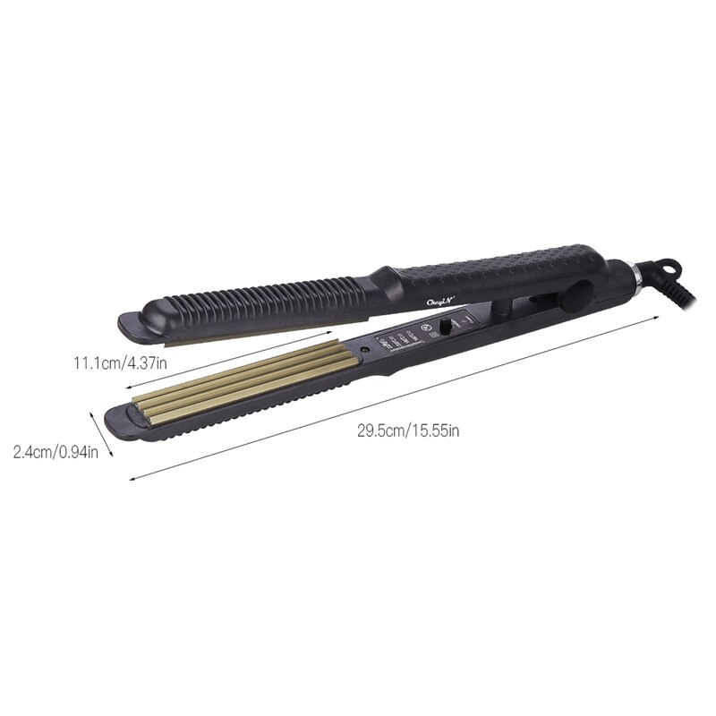 2 in 1 korrugert flatjern anion crimper keramisk r... – Grandado