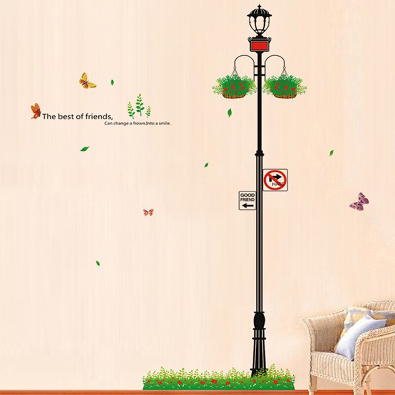 Friendly street light Wall Sticker nursery school ... – Grandado