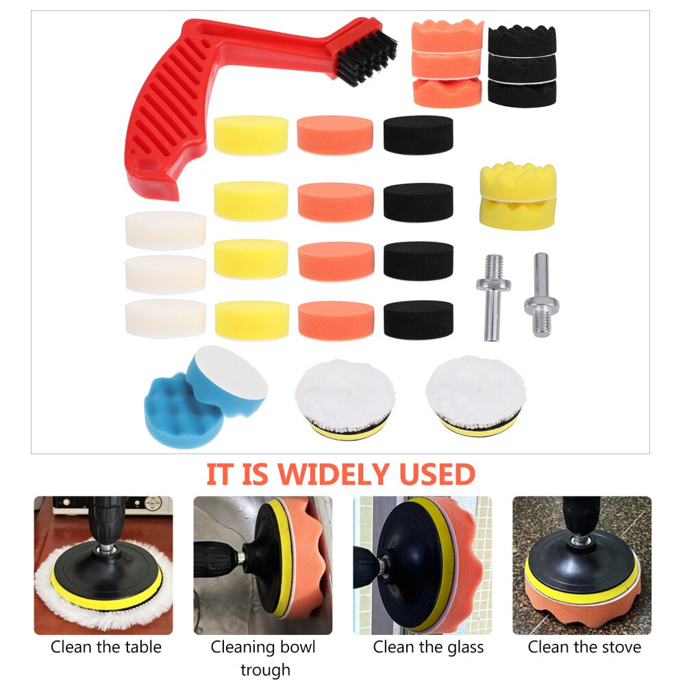 32 Pcs Polijsten Pads Sponge Buffing Pads Polijste... – Grandado