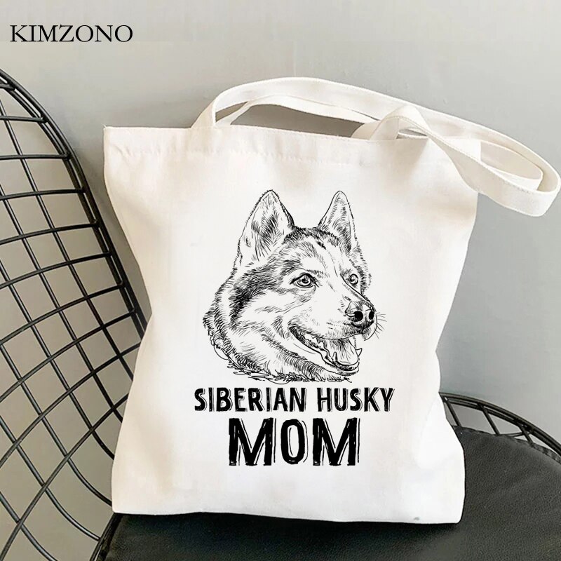 Siberian Husky shopping bag bolsas de tela shoppin... – Vicedeal