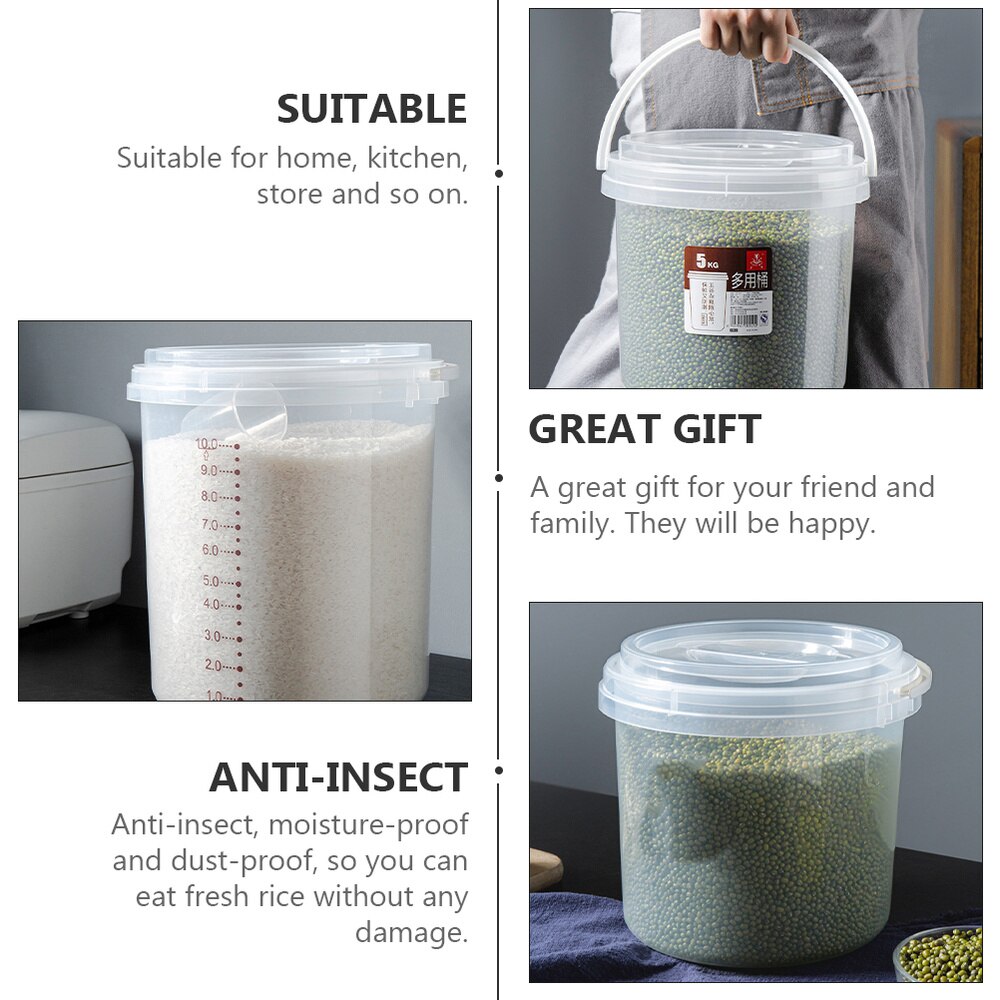 1Pc Kitchen Cereal Storage Box Sealed Dried Food C... – Grandado