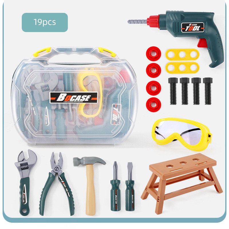 Toys Plastic Children Repair Tools Set Pretend Pla... – Grandado