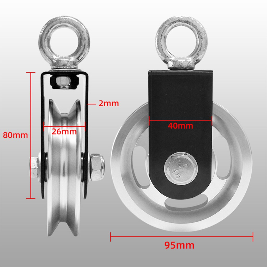 Stainless Steel Single Swivel Pulley Cable Roller ... – Grandado