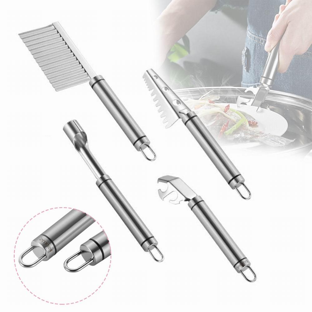 Kitchen Gadgets 4 Pcs Stainless Steel Kitchen Tool... – Grandado