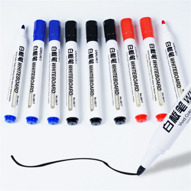 Deli whiteboard pen water-based erasable marker 2m... – Vicedeal