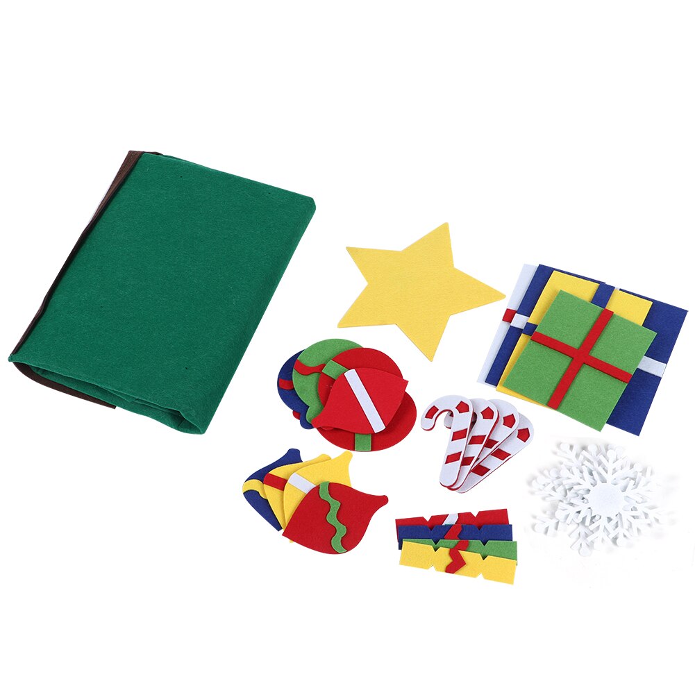 DIY Felt Christmas Tree Set with Ornaments for Xma... – Grandado