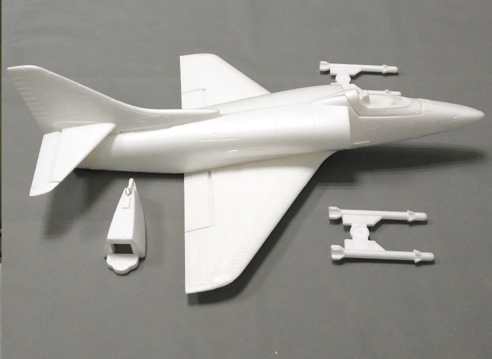 50mm Mini RC Jet A4 White Unassembled Kit – Grandado