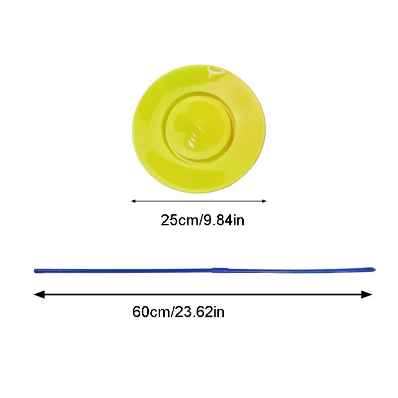 6 Set Juggling Spinning Plates Sticks Turntable Ac... – Grandado