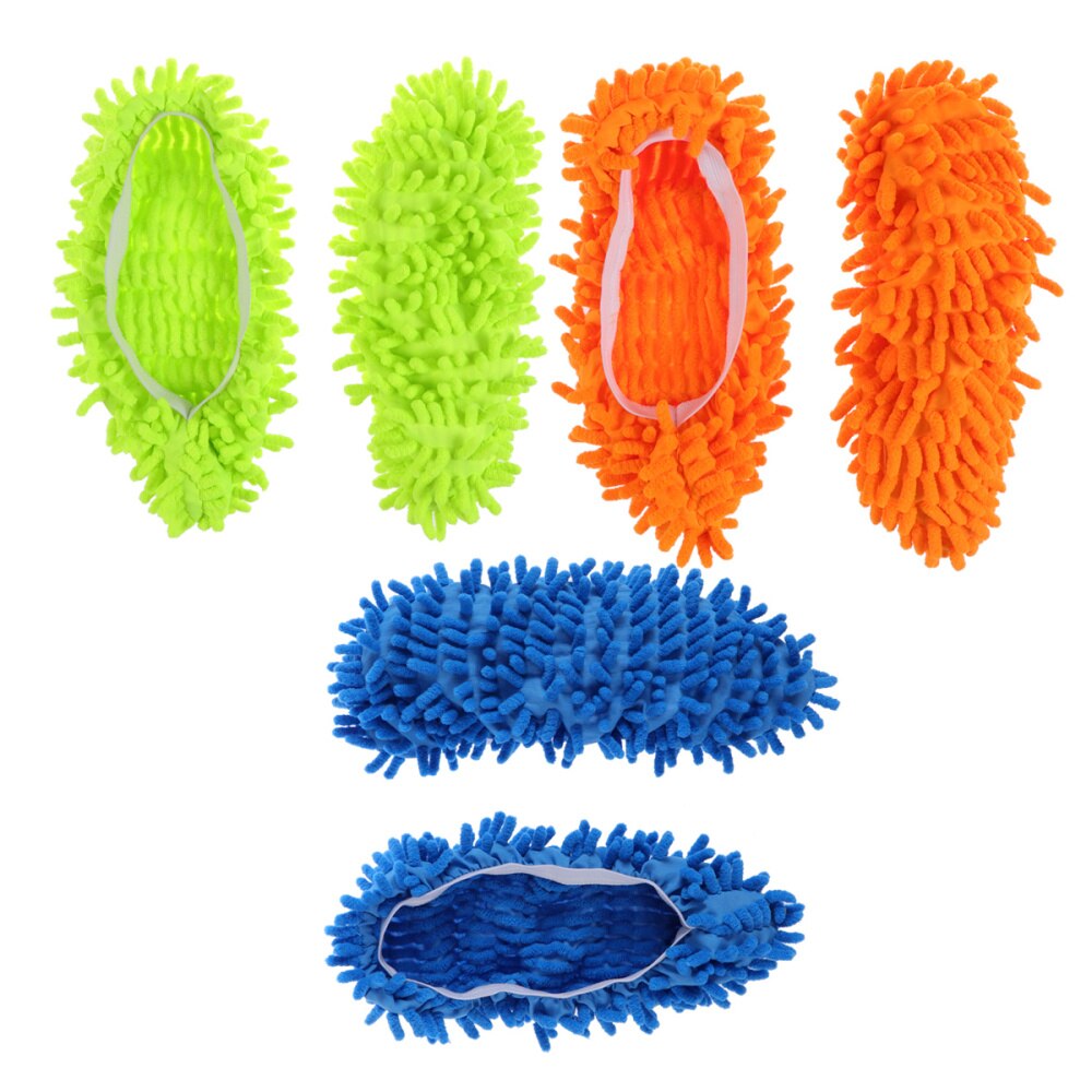 6 paar microvezel stofwissers, slippers, multifunc... – Grandado