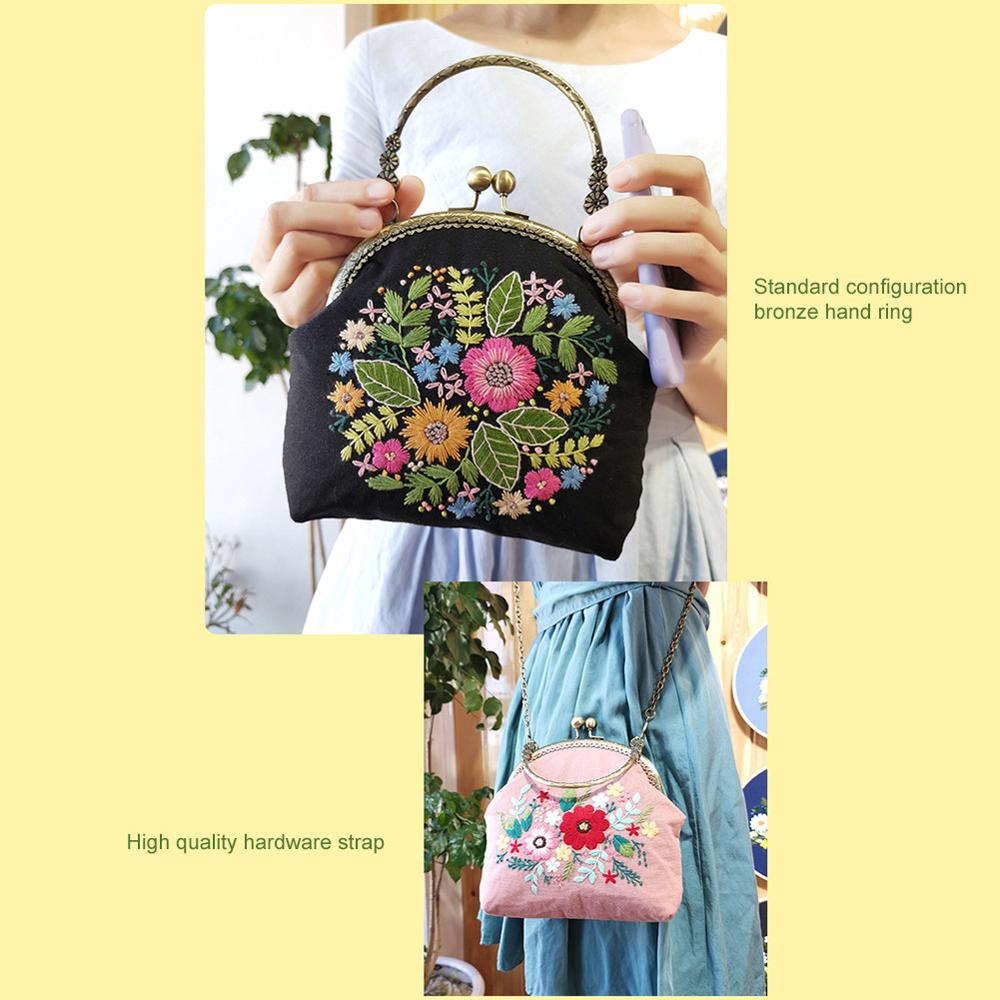 DIY Embroidery HandBag Handcraft Needlework Cross ... – Grandado