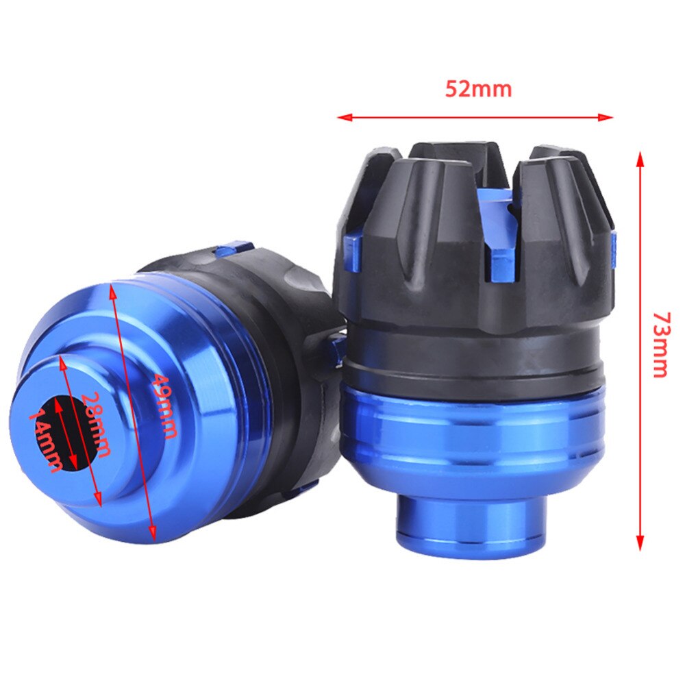 1 par faldbeskyttere aluminium cnc motorcykel forg... – Vicedeal