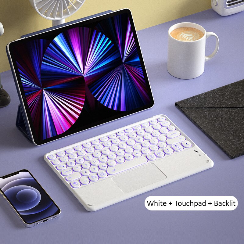 Eoar Voor Ipad Toetsenbord Met Touchpad Oplaadbare... – Vicedeal