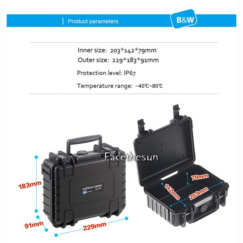 ABS Tool case toolbox Impact resistant sealed wate... – Grandado