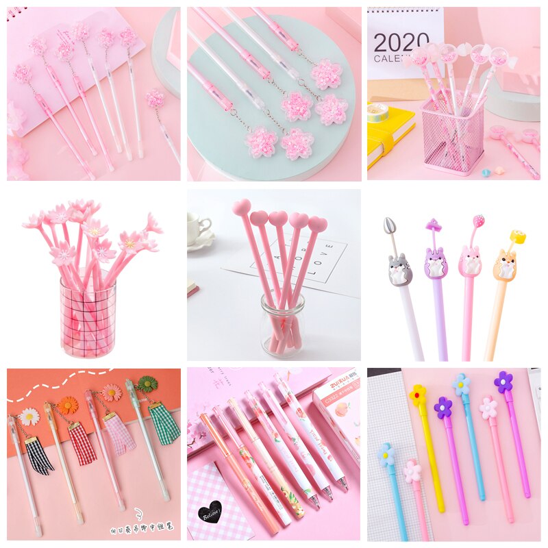 Cartoon style neutral pen cute super cute girl hea... – Grandado