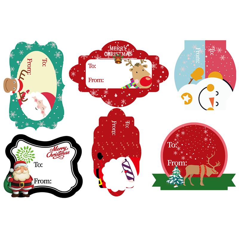 6 Sets Christmas Writing Sticker Self Adhesive Lab... – Grandado