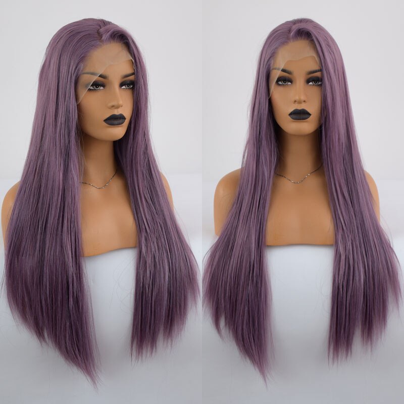 Bombshell Purple 13*3 Synthetic Lace Front Wig Ms.... – Grandado