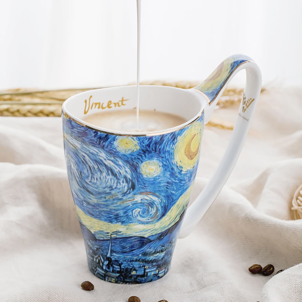 Famous Painting Mug Unique Retro Style Ceramic Cup... – Vicedeal