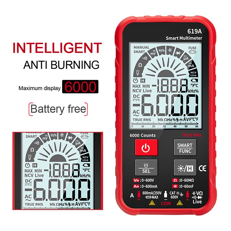 Digitale Multimeter Ac/Dc Stromen Voltage Testers ... – Vicedeal