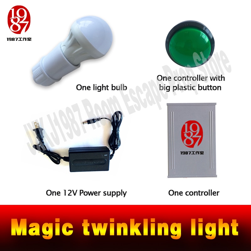 Real room escape prop puzzle lights live escape fi... – Grandado