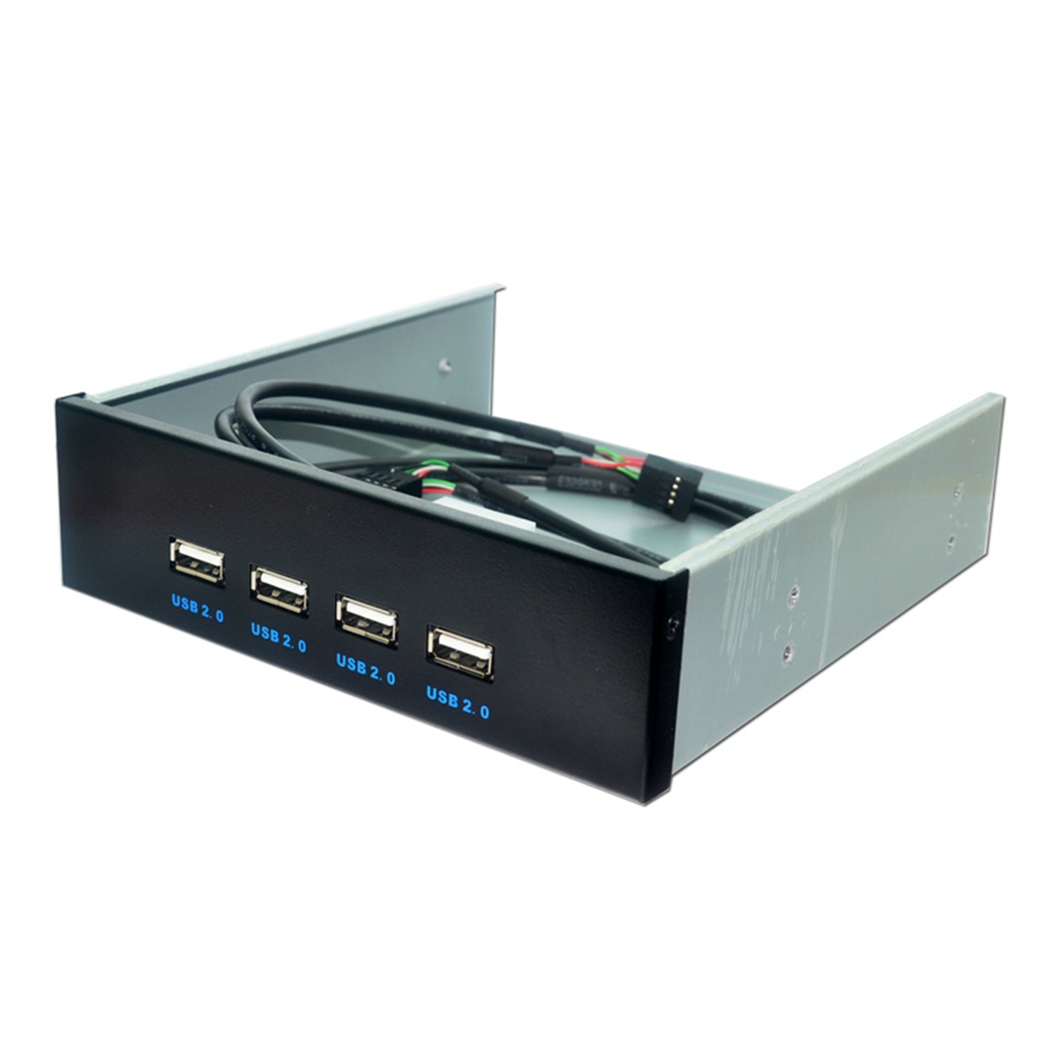 5,25 Zoll Floppy Bay 4 Ports USB 2.0 Hub USB2.0 Fr... – Vicedeal