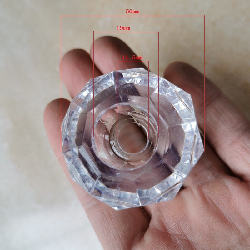 clear acrylic octagonal / round prism ball wall la... – Vicedeal