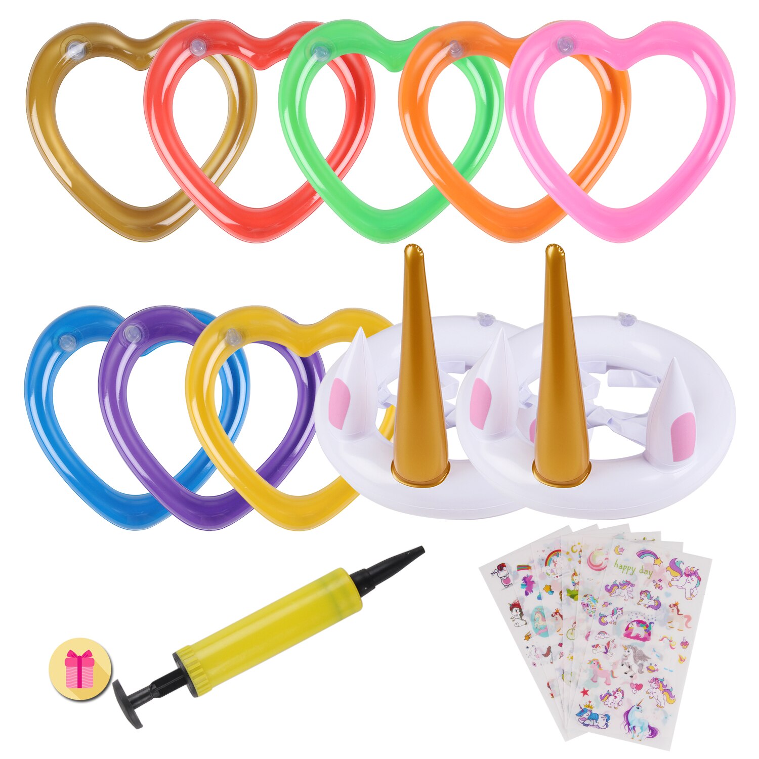 Inflatable Unicorn Ring Swimming Toys for Children... – Grandado