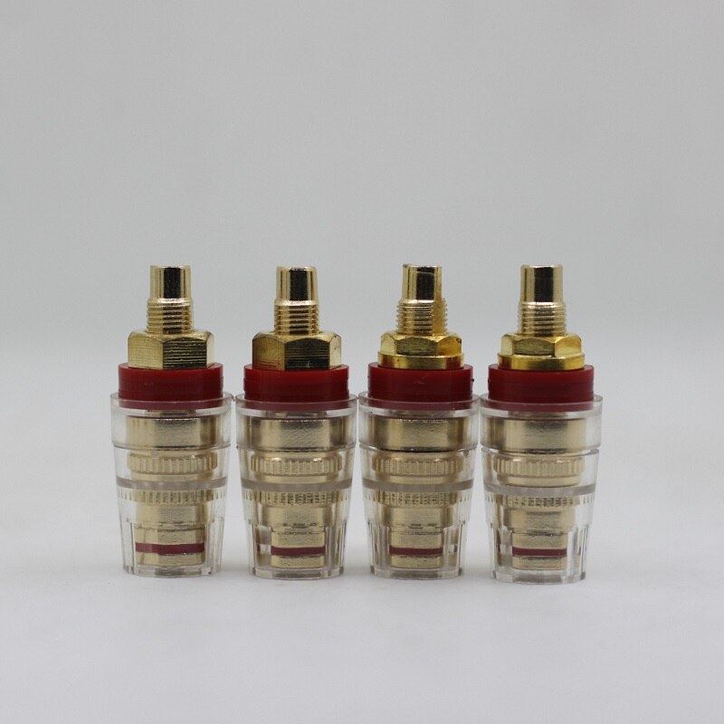 4Pieces Pure Copper Crystal Terminal DIY Power Amp... – Vicedeal