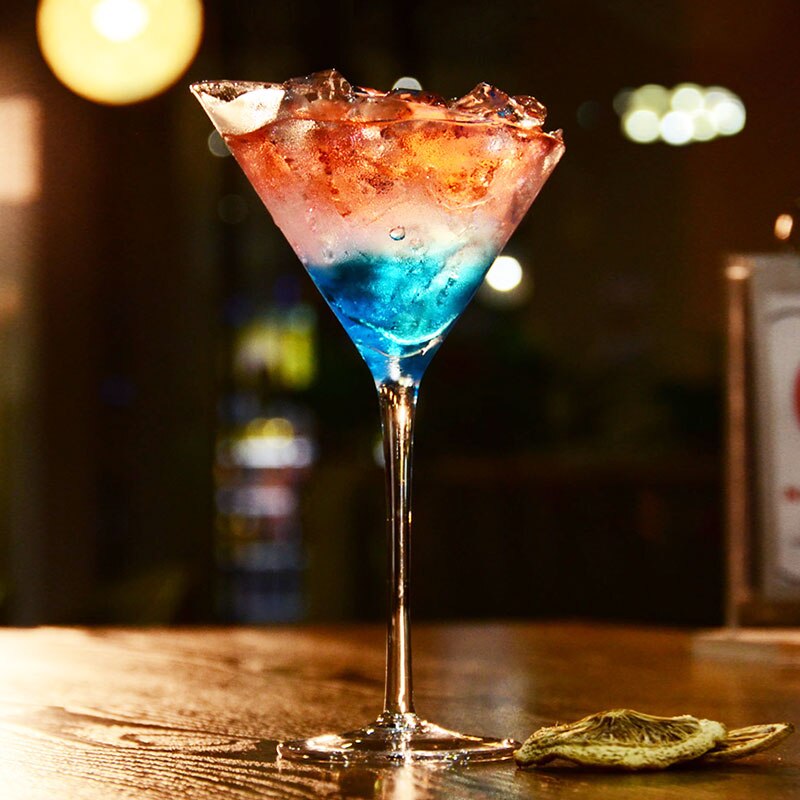 Oblique Martini Glass Triangle Small Clear Cocktai... – Grandado