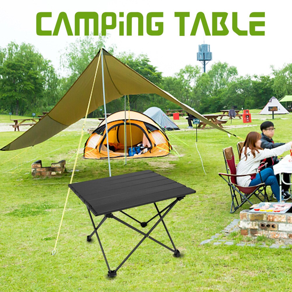 Aluminum Alloy Fishing Camping Table With Carrying... – Grandado