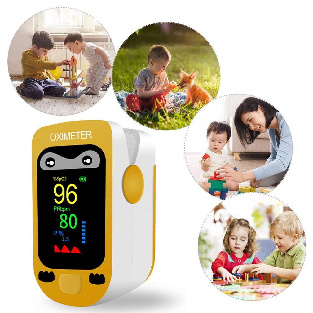 Cartoon Fingertip Oximeter LED Screen Display Fing... – Vicedeal